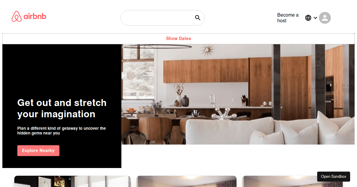 airbnb-clone - Codesandbox