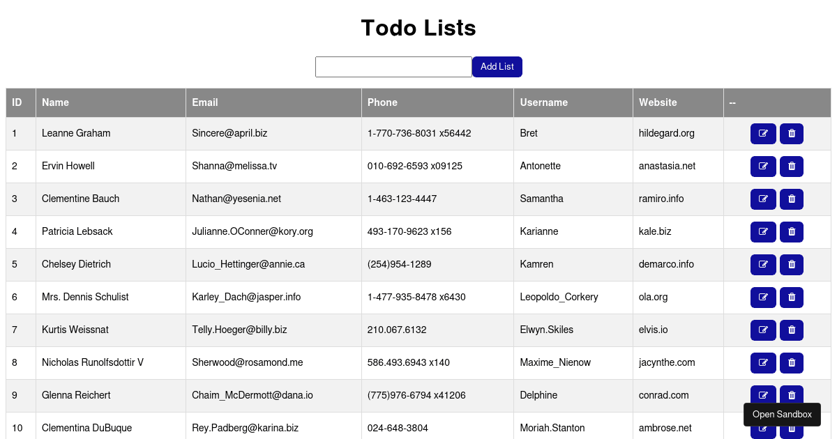 PFB assignment (forked) - Codesandbox