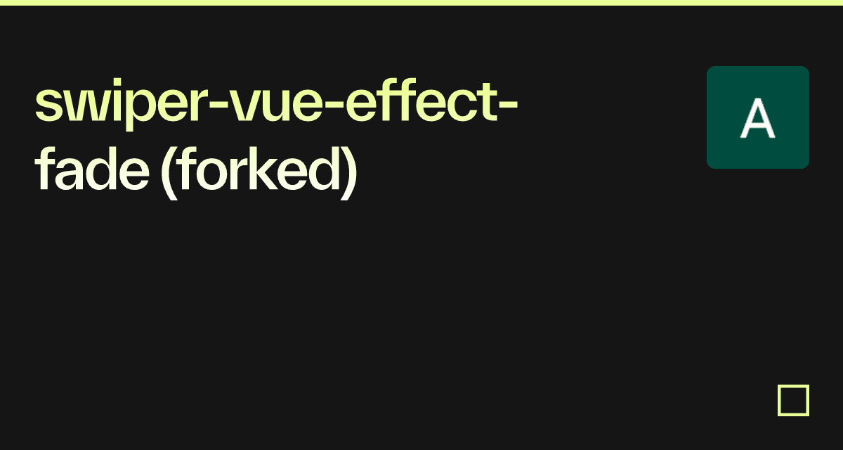 swiper-vue-effect-fade (forked) - Codesandbox