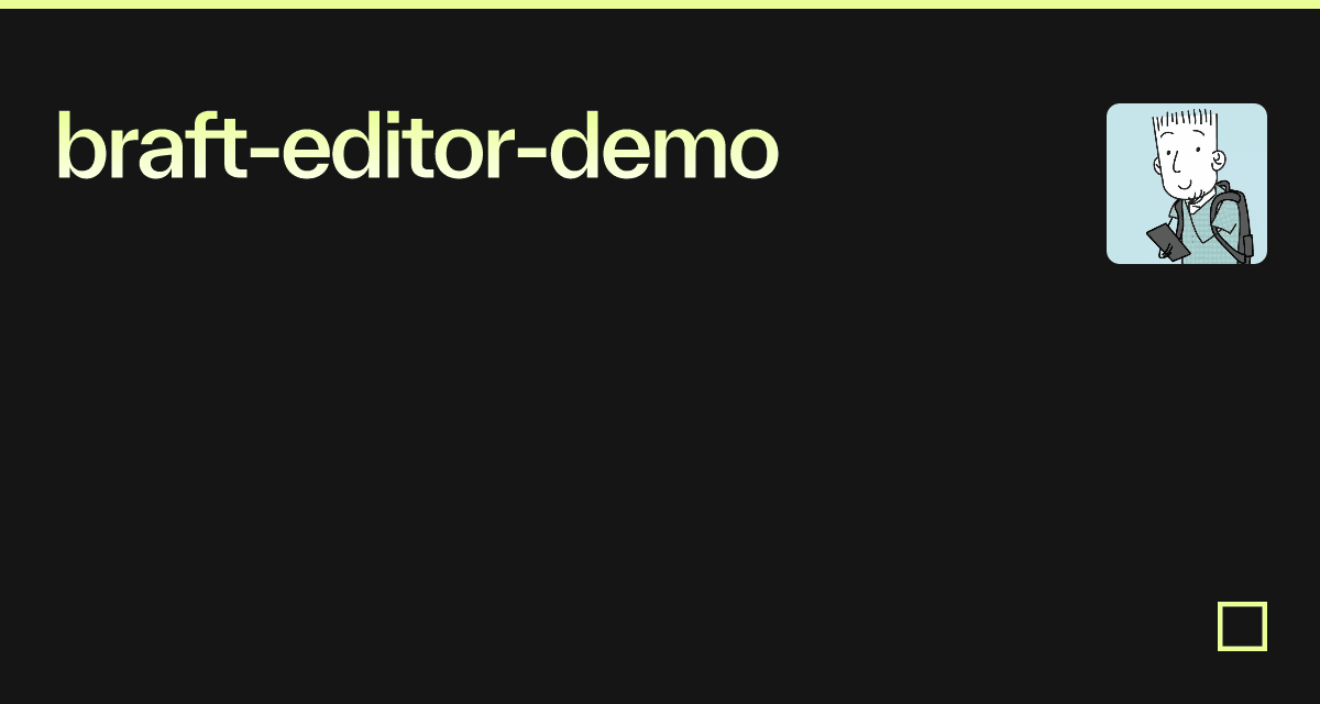 braft-editor-demo - Codesandbox