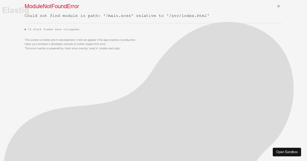 elastiq - Codesandbox