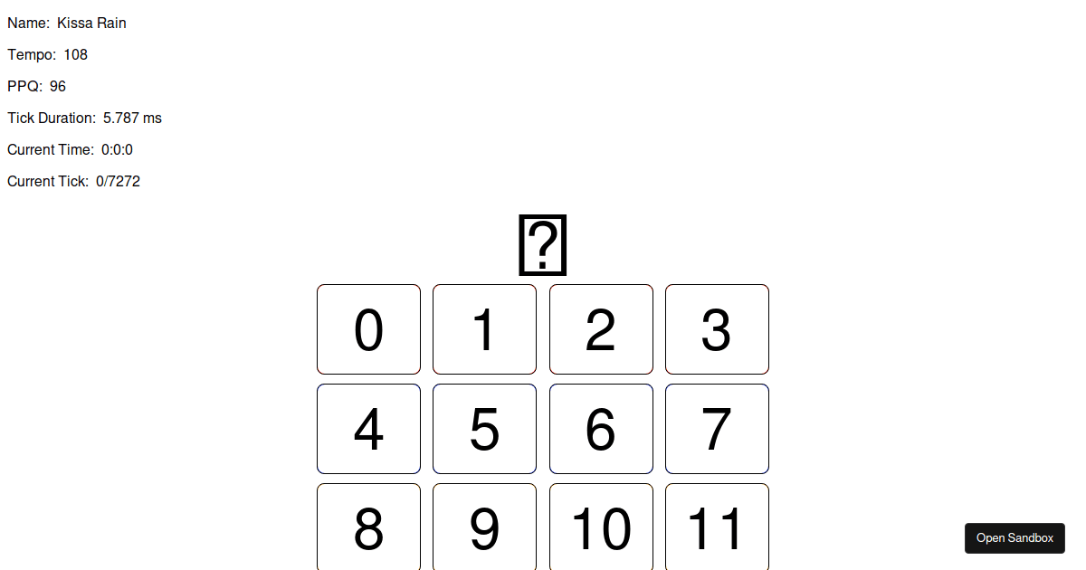 Kata-kit (Tone.js) - Codesandbox