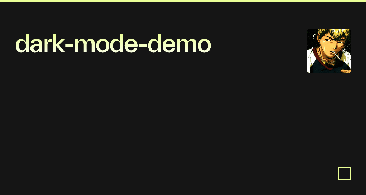 dark-mode-demo - Codesandbox