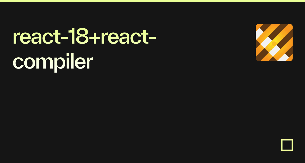 react-18+react-compiler - Codesandbox