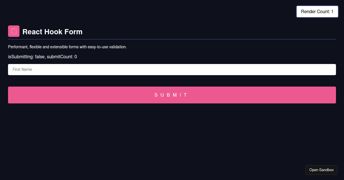 submit-form-state - Codesandbox submit-form-state - Codesandbox