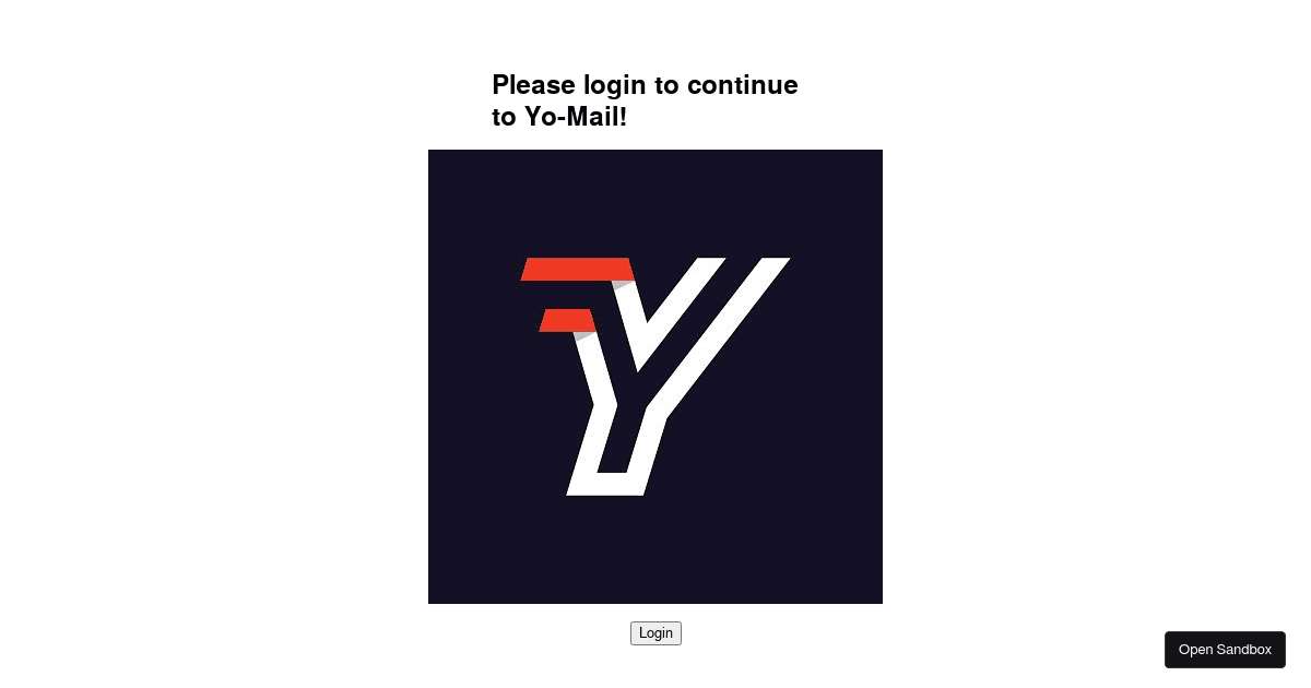 yoMail@neogcamp - Codesandbox