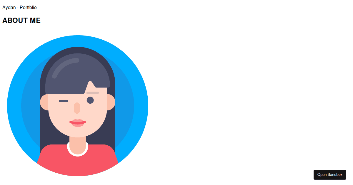 Webinar Portfolio Starter Code Codesandbox 0928