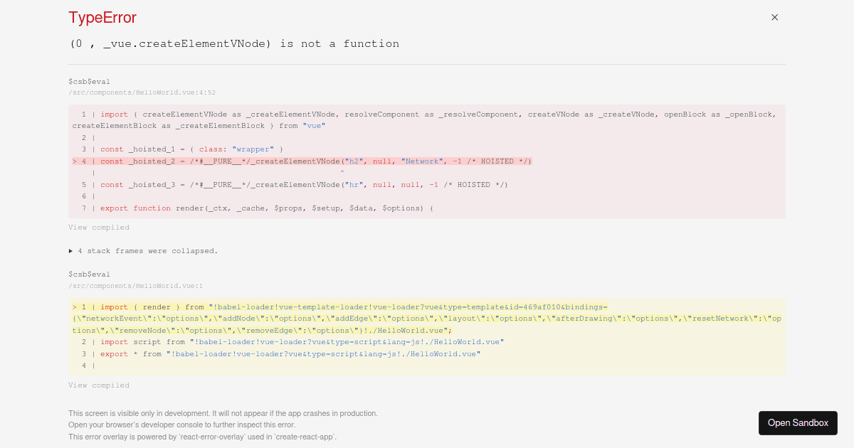 Vue+VISJS (forked) - Codesandbox
