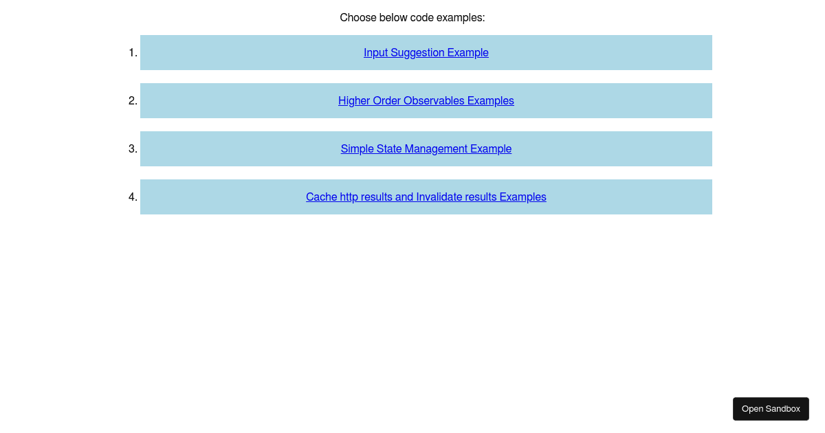 rxjs-tutorial (forked) - Codesandbox