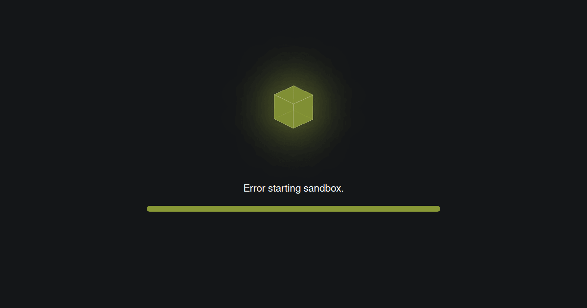 Node Js Forked Codesandbox