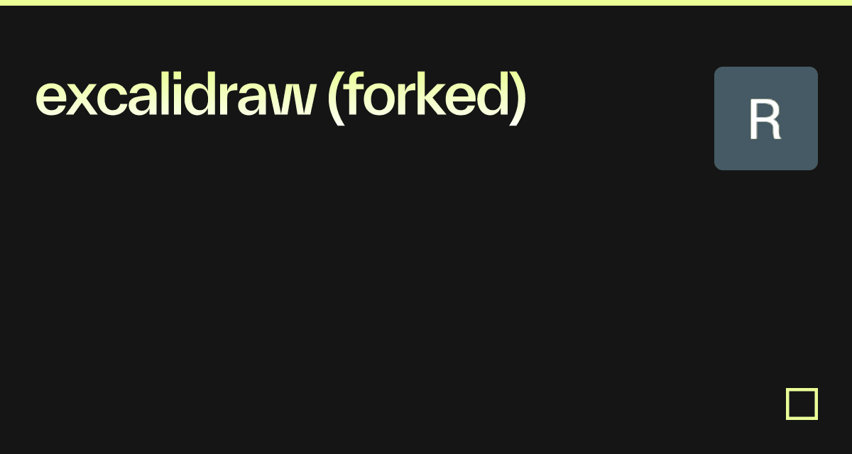 excalidraw (forked) - Codesandbox