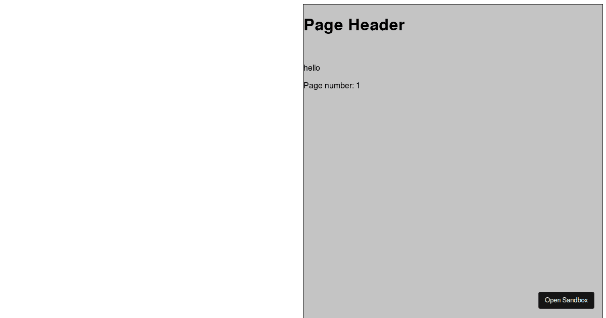 Page Flip - Codesandbox