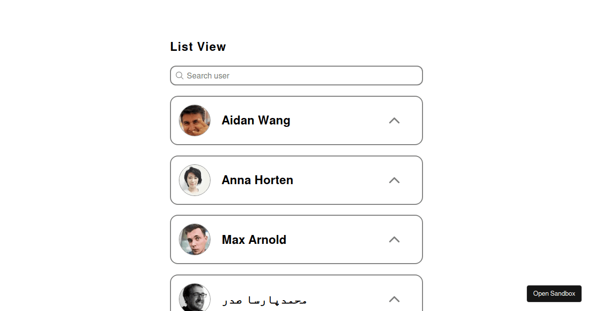 card assignment - Codesandbox