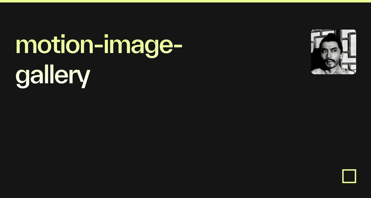 motion-image-gallery - Codesandbox