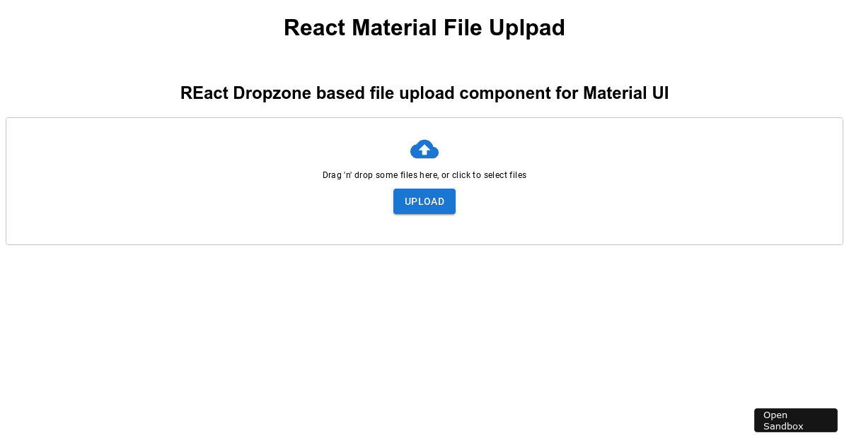 react-material-file-upload (forked) - Codesandbox react-material-file-upload (forked) - Codesandbox
