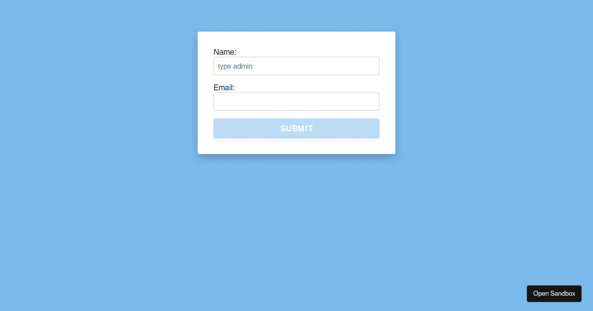 MiniFormik v2 (with React Hooks) (forked) - Codesandbox