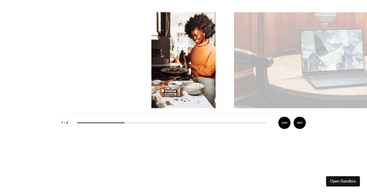 React Carousel 3 - Codesandbox