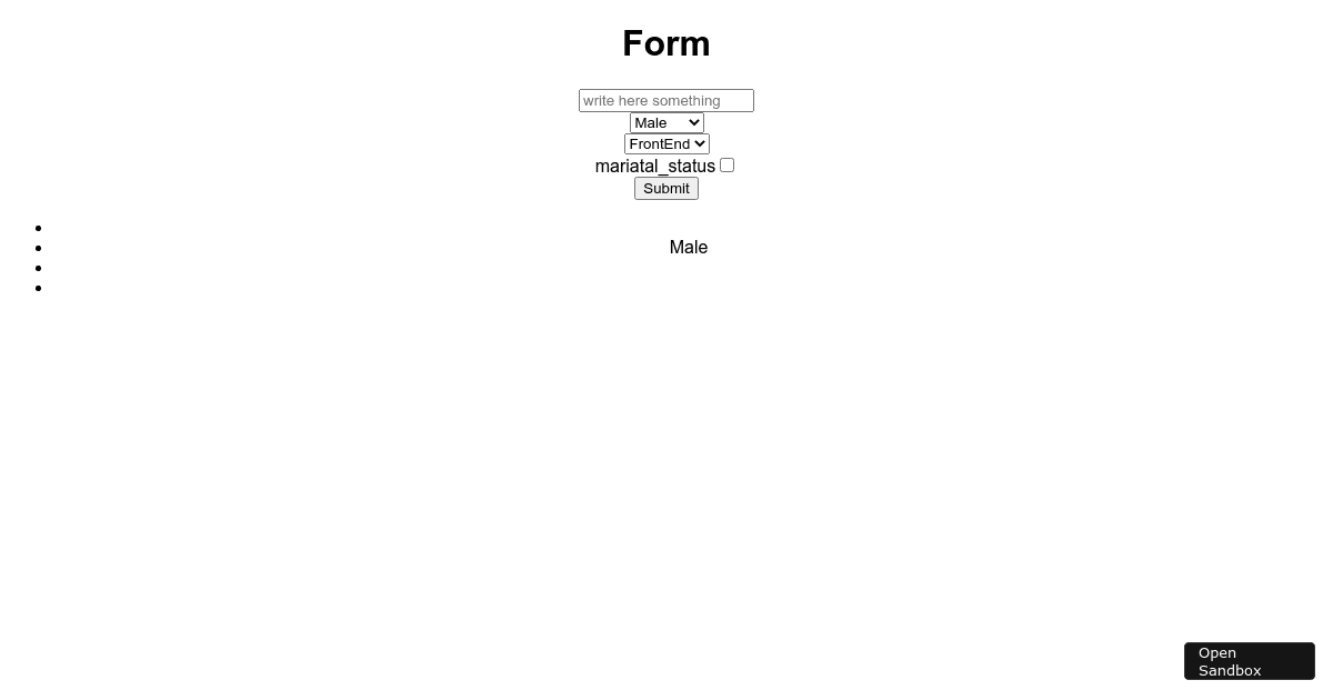 form-we - Codesandbox