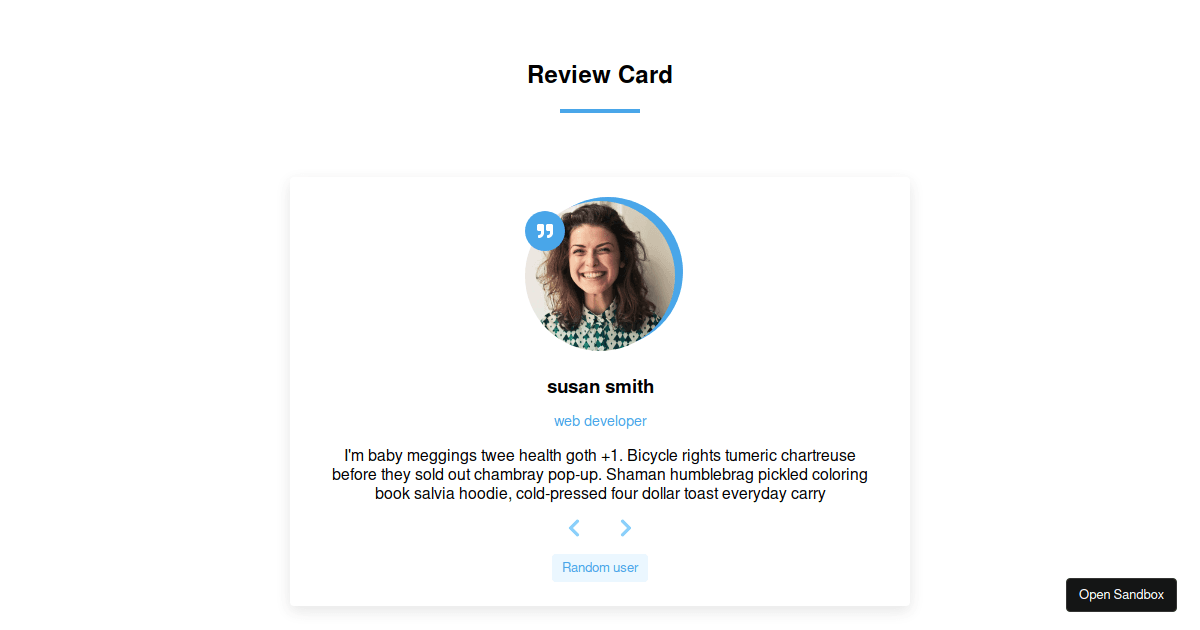 review - Codesandbox