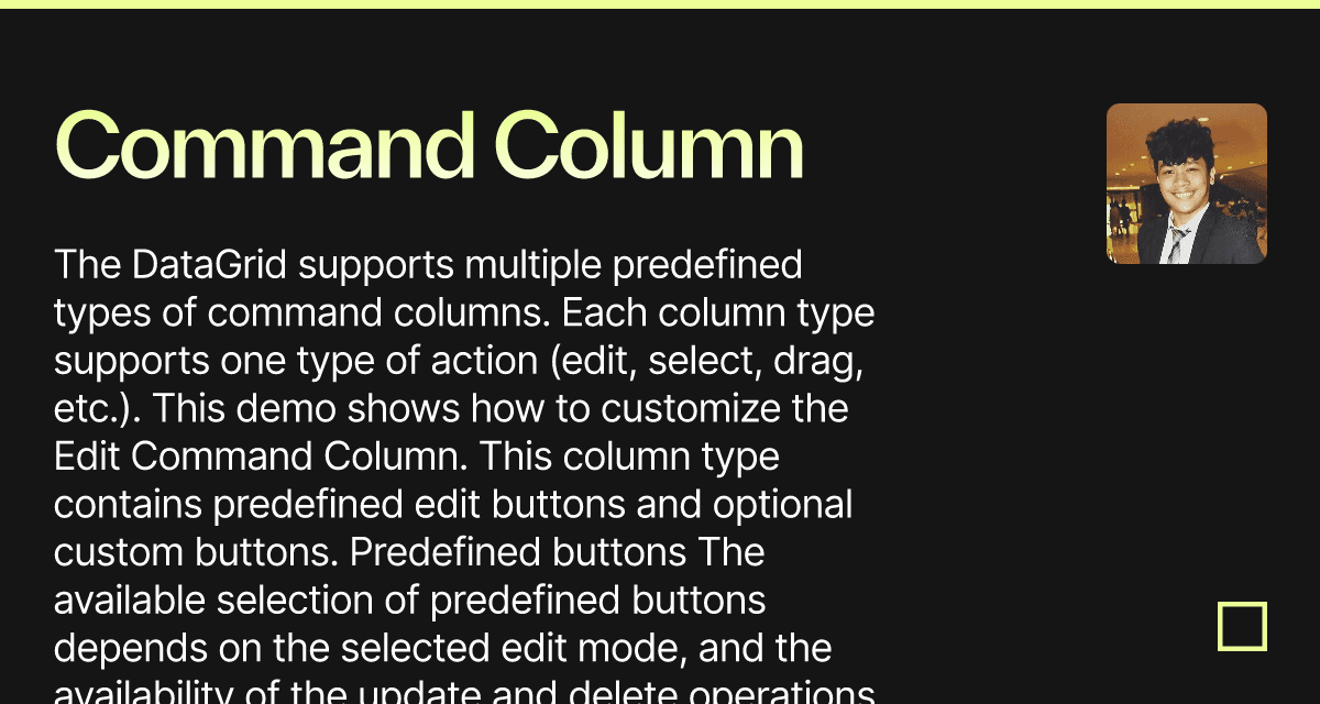 Command Column Customization Devextreme Data Grid Custom Delete Dialog Forked Codesandbox