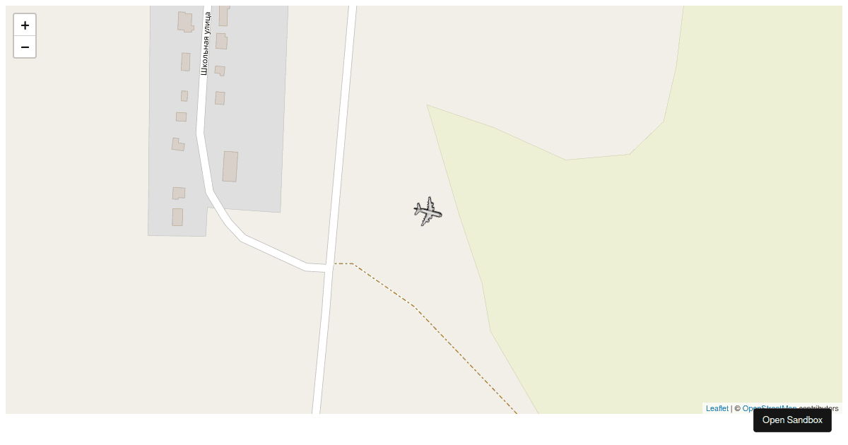 react-leaflet-tracking-marker example (forked) - Codesandbox