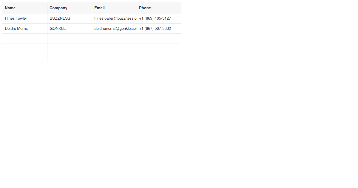 GlideDataGrid (highlightRegions rowMarkers) - Codesandbox