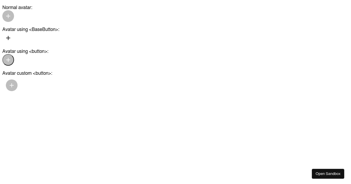 Material UI Avatar button issues (forked) - Codesandbox Material UI Avatar button issues (forked) - Codesandbox
