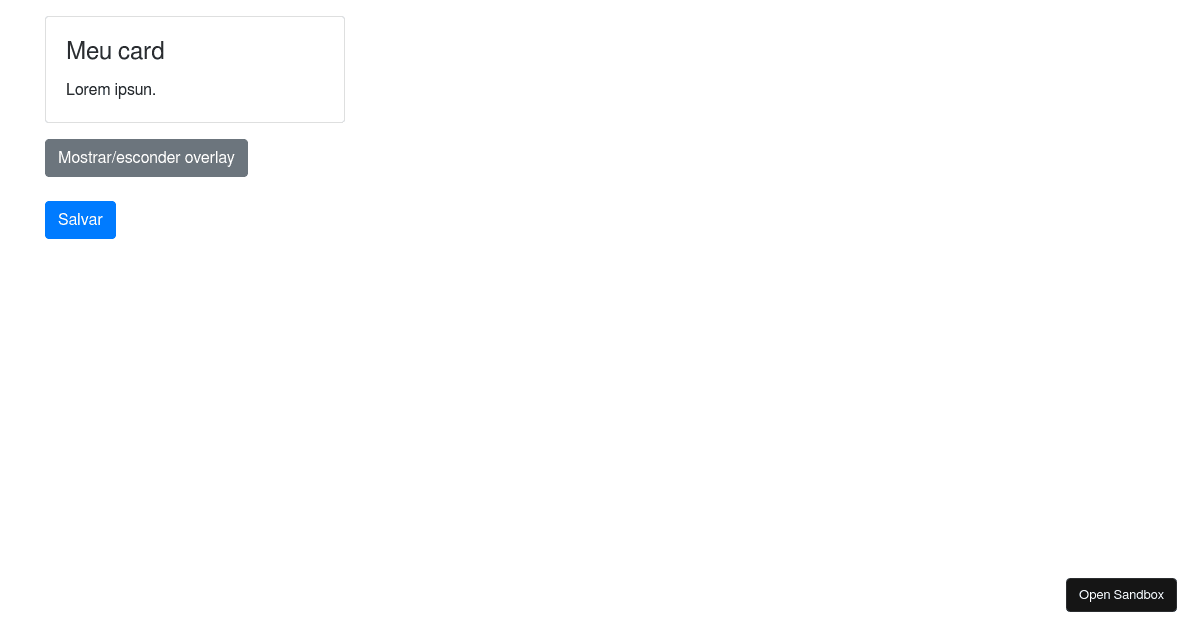 bootstrapvue-overlay - Codesandbox