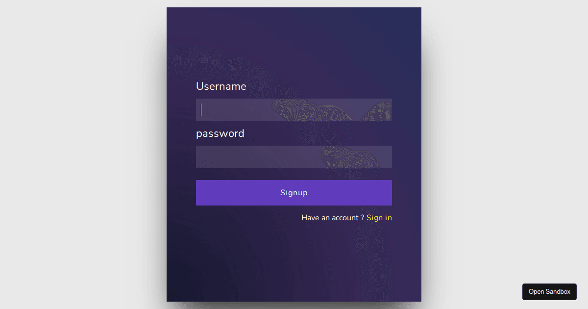React_Login_firebase - Codesandbox