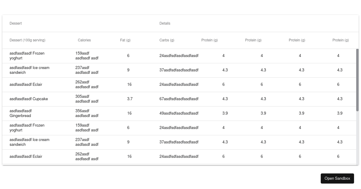 React Table Container Forked Codesandbox
