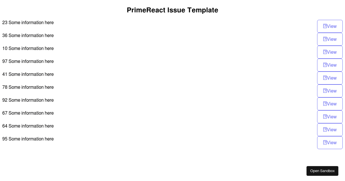 priemreact overlay repositioning - Codesandbox