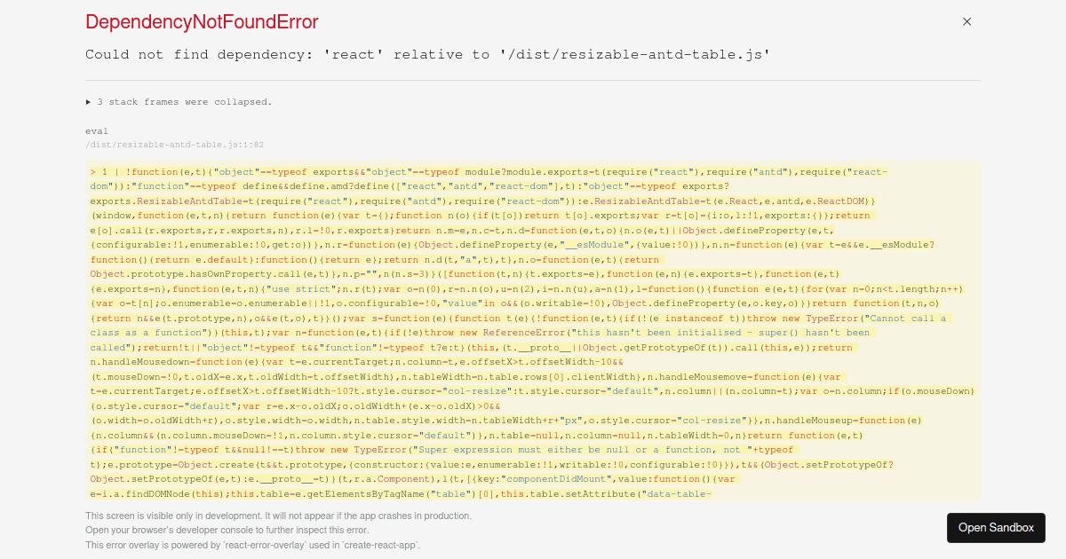 resizable-antd-table - Codesandbox