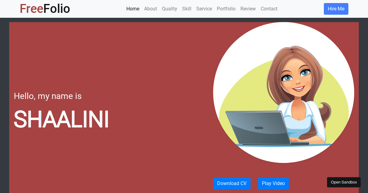 WD - Project - Codesandbox