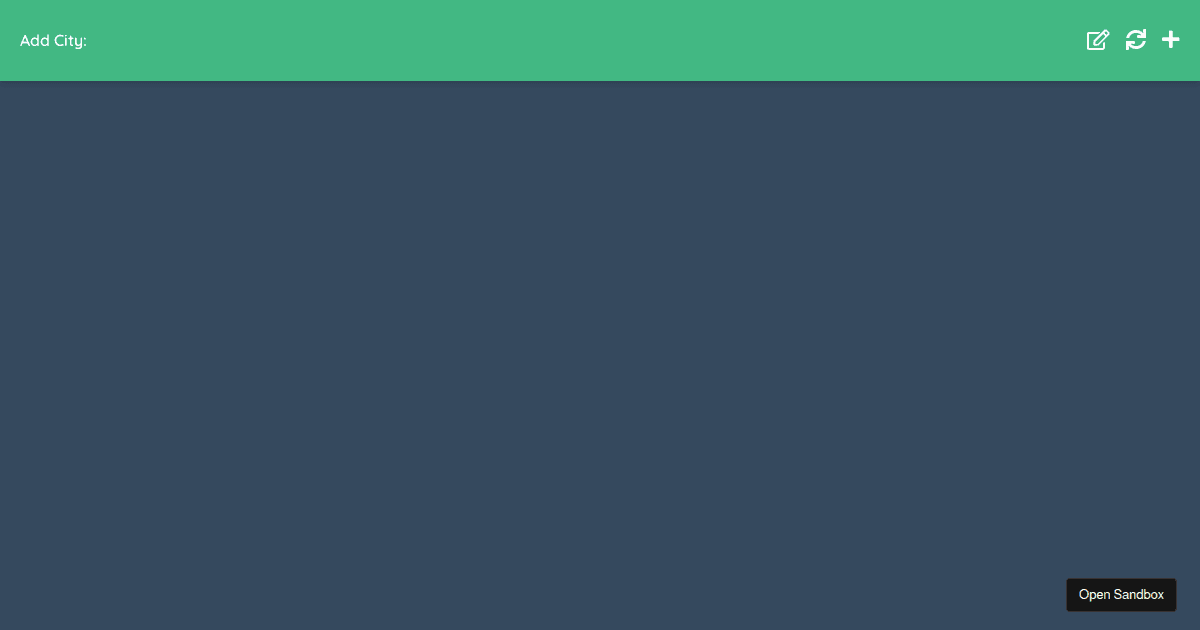 weather-app - Codesandbox weather-app - Codesandbox