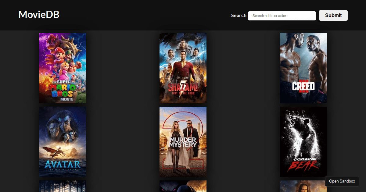 movie-db - Codesandbox