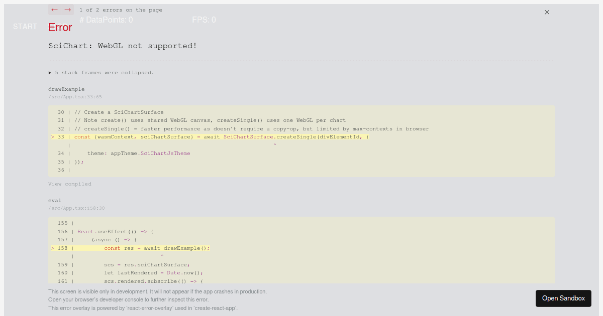 Realtime JavaScript Chart Performance Demo - Codesandbox Realtime JavaScript Chart Performance Demo - Codesandbox