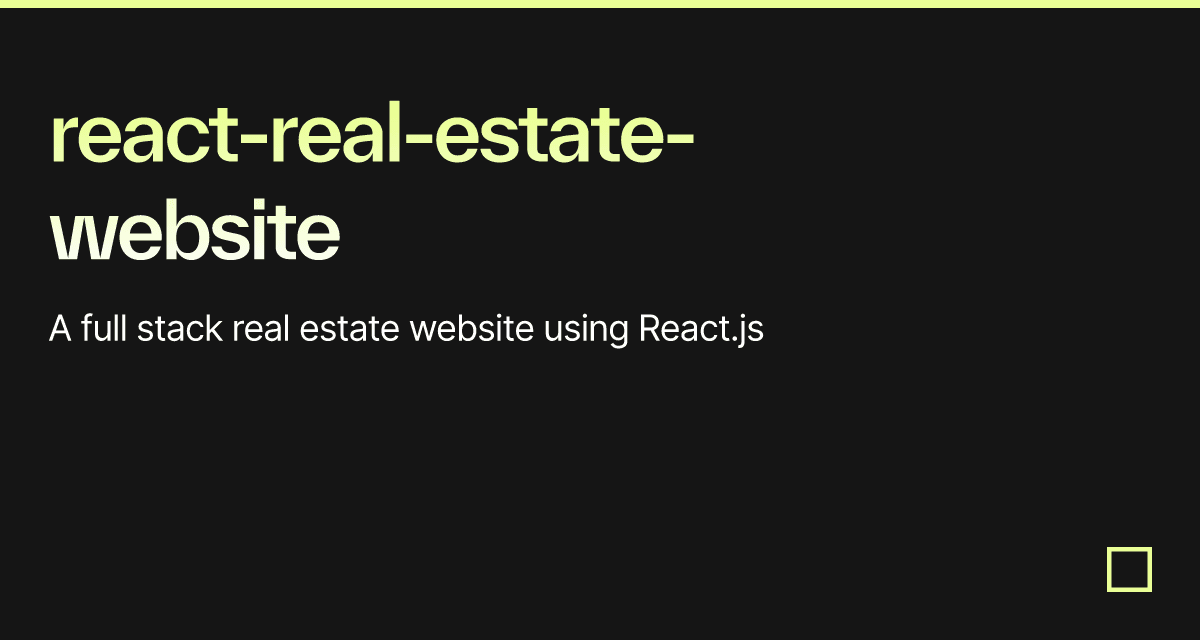 react-real-estate-website - Codesandbox