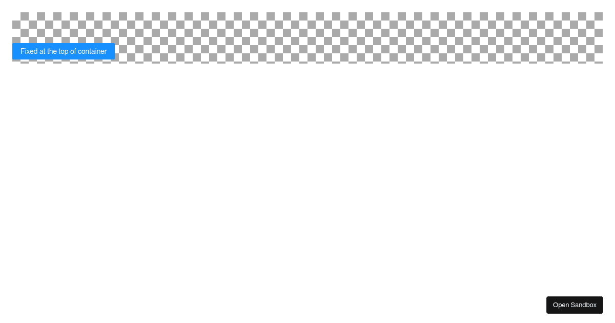 Container to scroll. - Ant Design Demo - Codesandbox