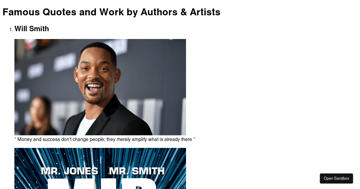 famous-quotes - Codesandbox