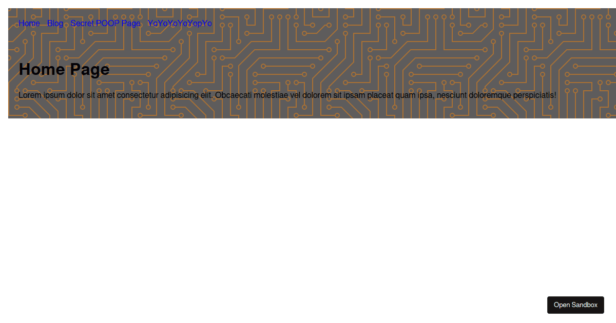 Svelte Router Template Codesandbox