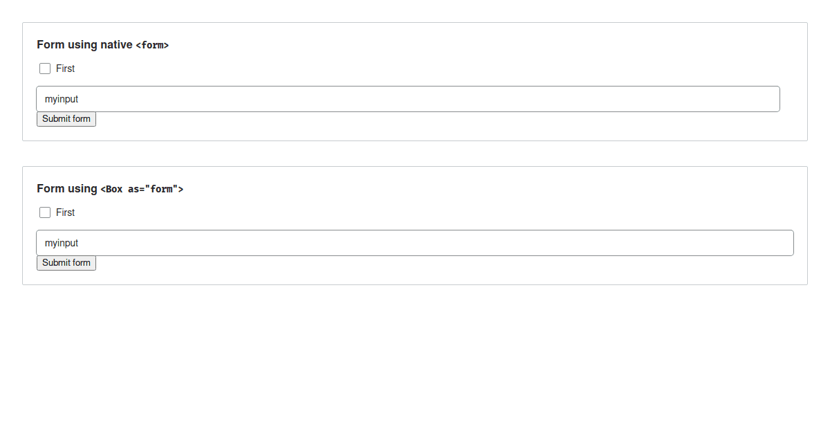 Assist with uncontrolled form debugging - Codesandbox
