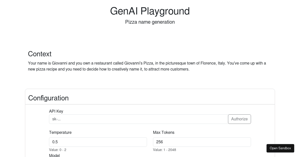 gen-ai-workshop - Codesandbox
