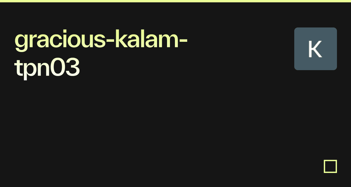 gracious-kalam-tpn03 - Codesandbox