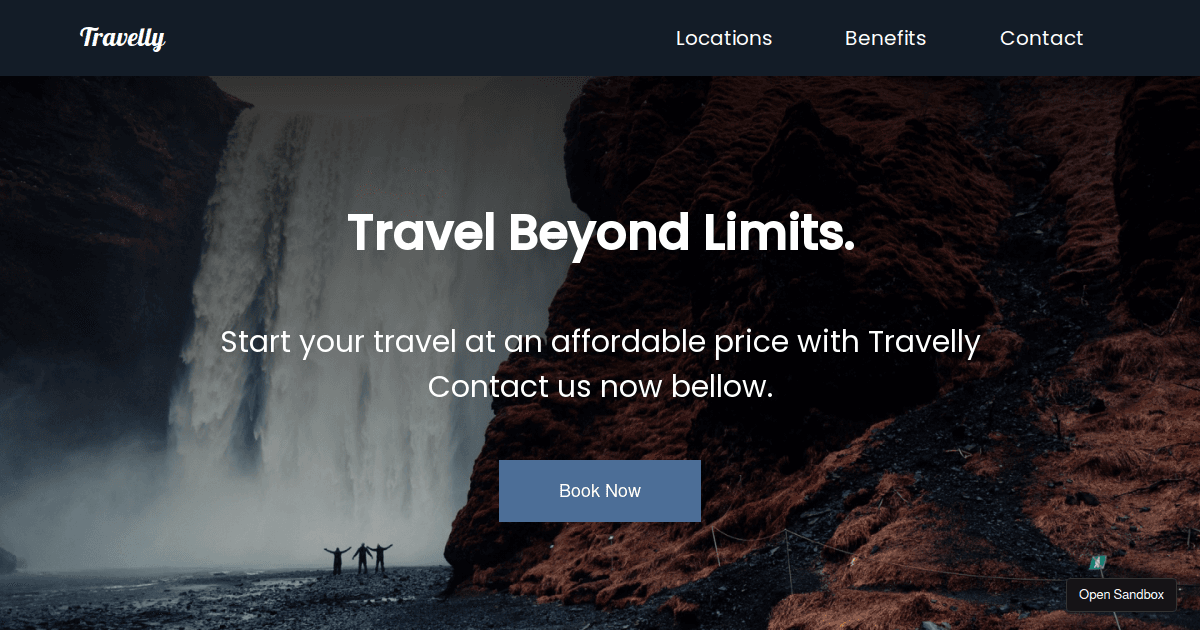 Travelly - Codesandbox
