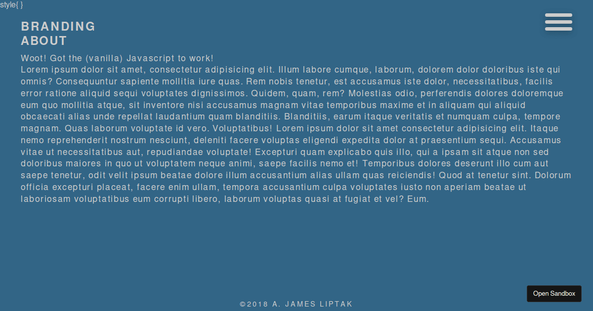 Burger-navigator - Codesandbox