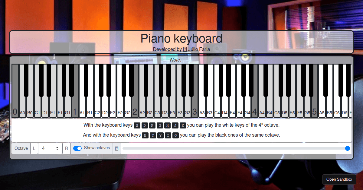 Drum Machine - Codesandbox