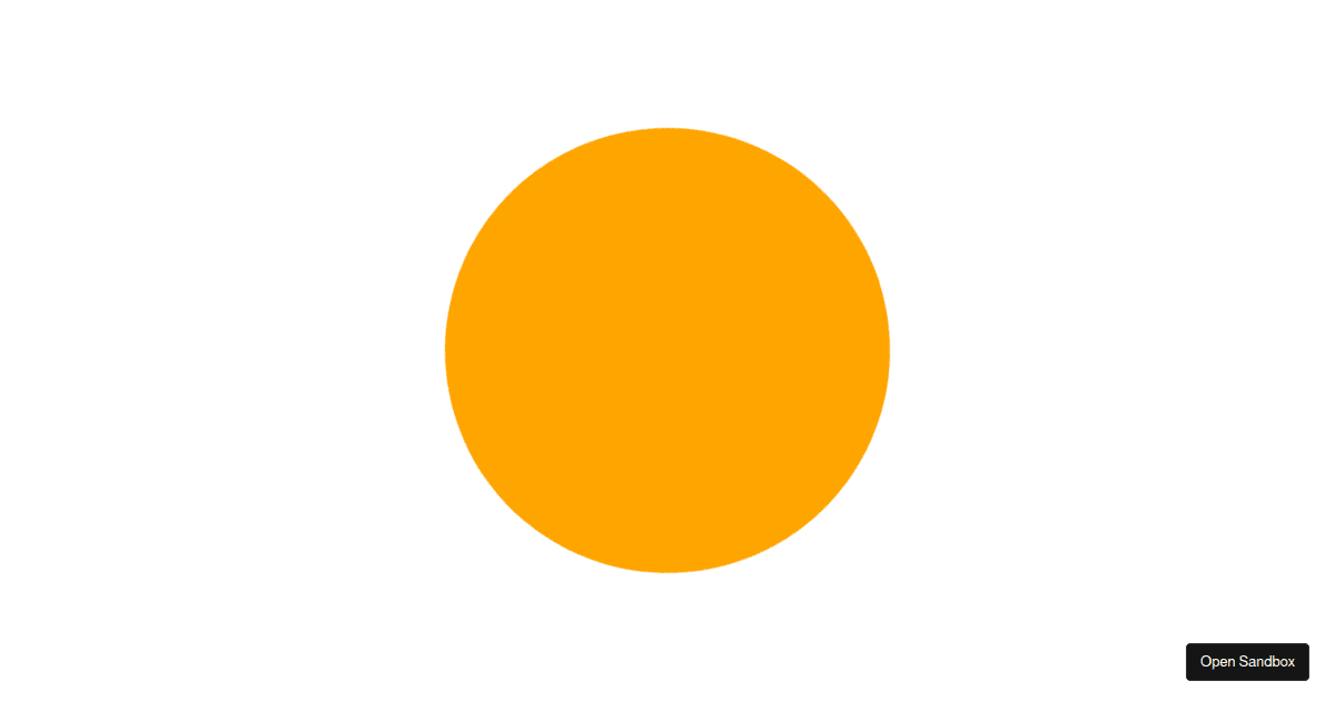 Circle wobble effect CSS/JS - Codesandbox