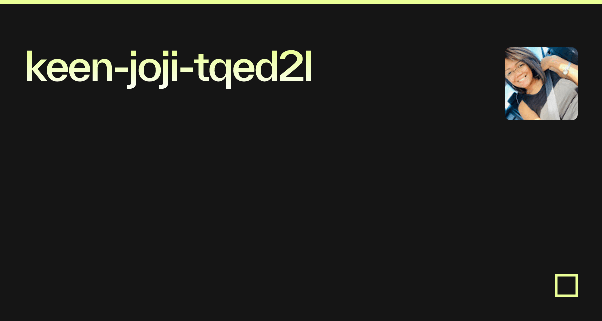 keen-joji-tqed2l - Codesandbox