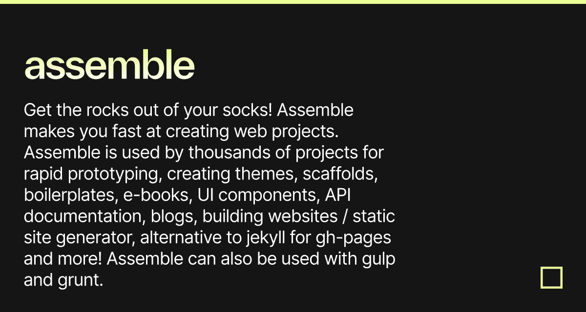 assemble - Codesandbox