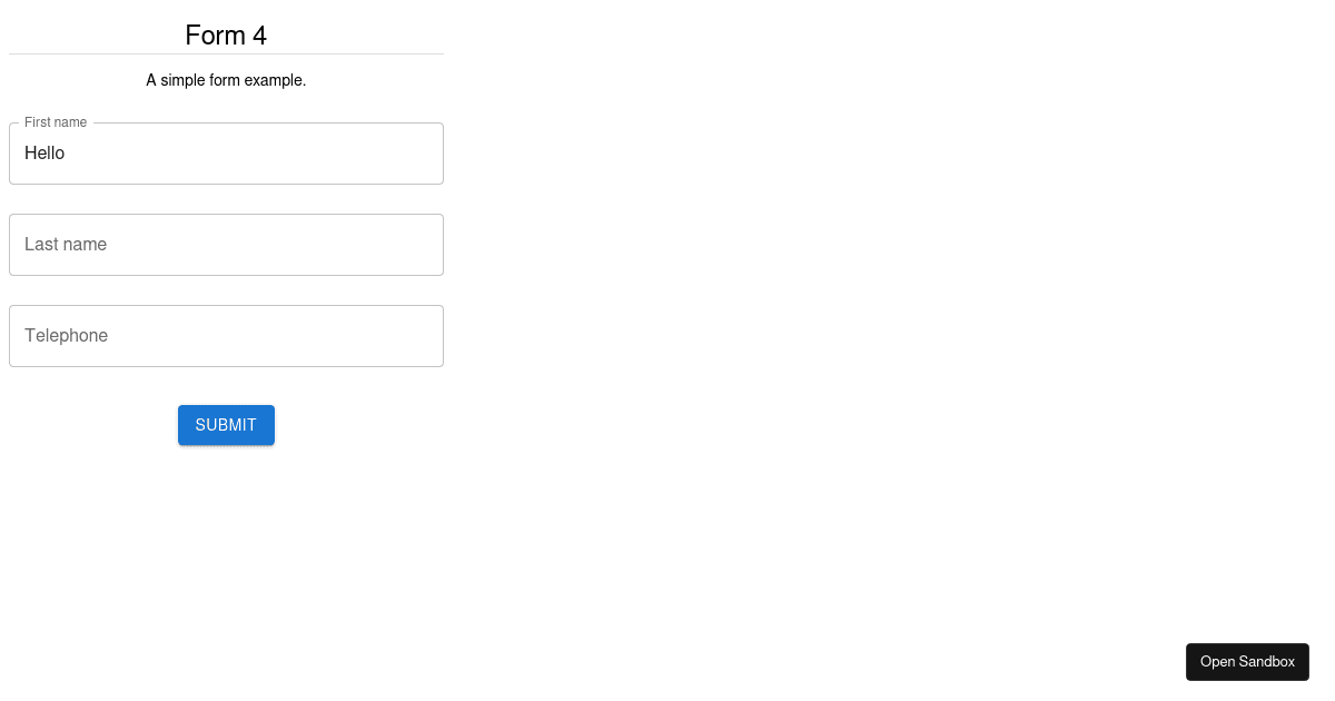 validate json schema form 4.2.3 (forked) - Codesandbox